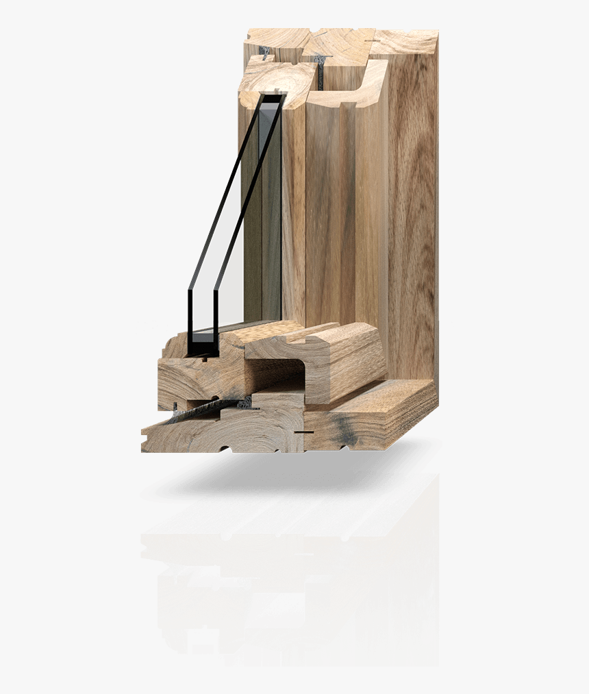 Wood Window Profile - Wood Window Frame Profile, HD Png Download ...