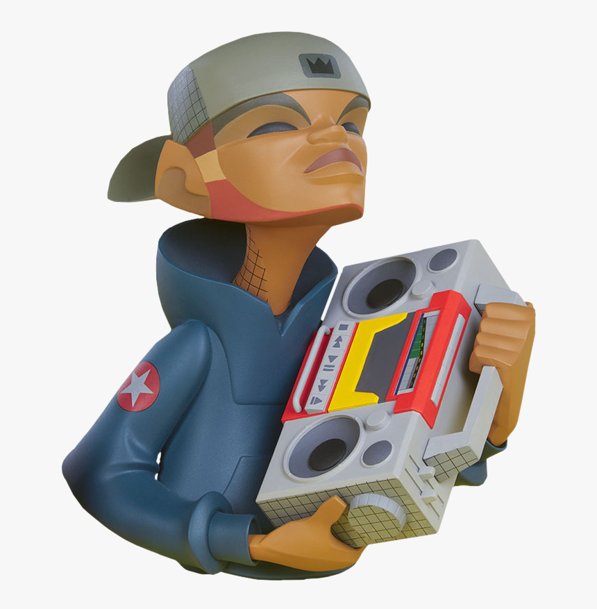Ghetto Blaster 7” Vinyl Figure By Kano - Ghetto Character Png ...
