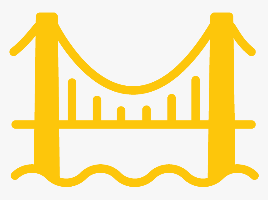 Bridge Icon - Yellow Bridge Icon, HD Png Download , Transparent Png ...