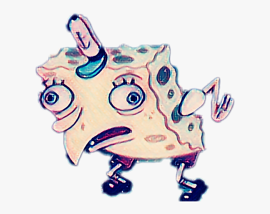 Mocking Spongebob - Stickers De Bob Esponja, HD Png Download ...