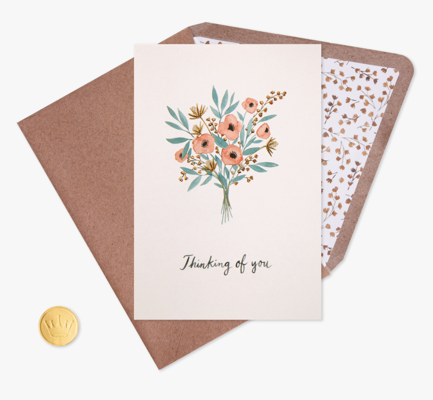 Download Pastel Flower Bouquet - Greeting Card, HD Png Download ...