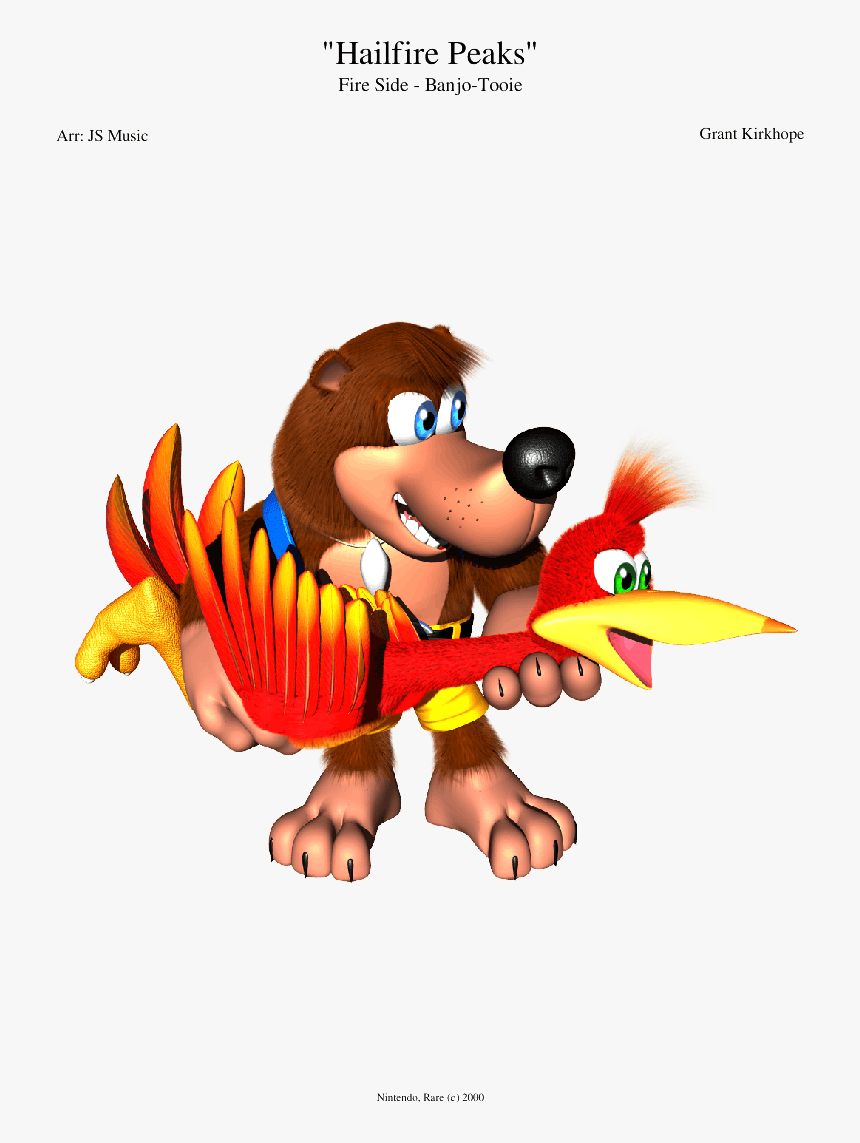 Banjo Kazooie Smash Bros Ultimate Render , Transparent - Sonic And ...