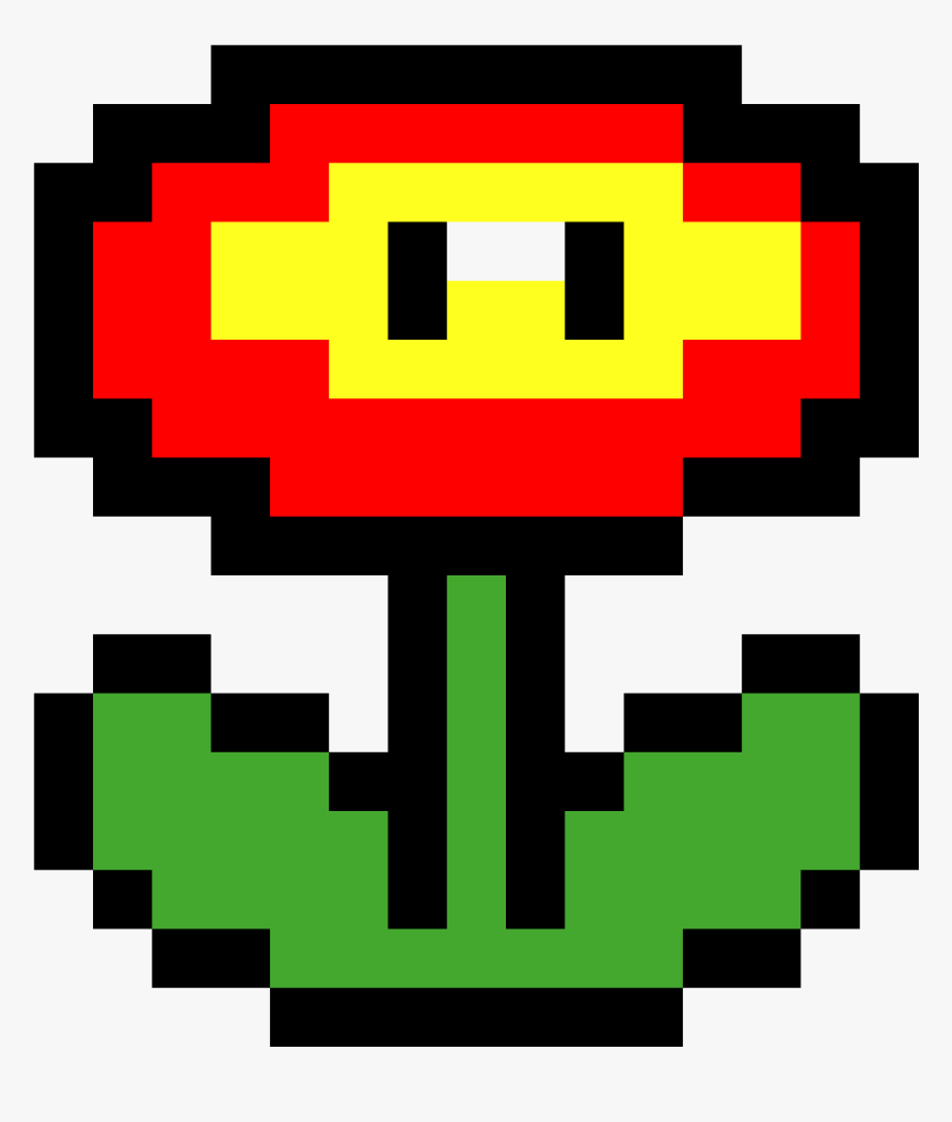 Fire Flower Pixel Png, Transparent Png , Transparent Png Image - PNGitem