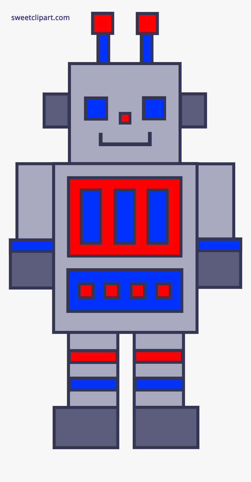Robot Clipart Rectangle - Robot Clip Art, HD Png Download , Transparent ...