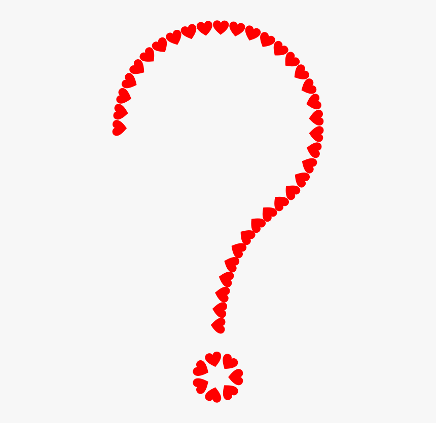 Heart Question Mark - Clipart Small Heart Png, Transparent Png ...