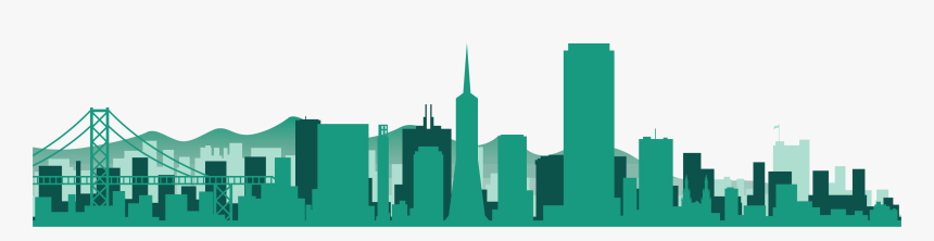 San Francisco City Line - Illustration, HD Png Download , Transparent ...