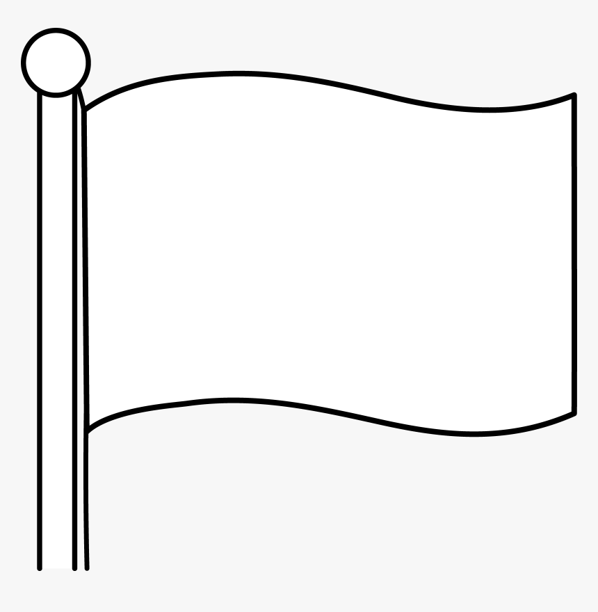 Simple Blank Flag Design Clipart - Blank Flag Png, Transparent Png ...