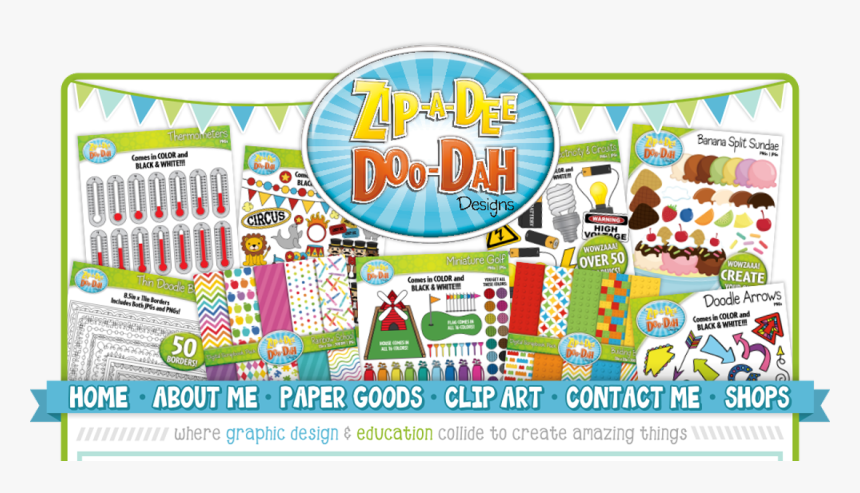 Zip A Dee Doo Dah Designs, HD Png Download , Transparent Png Image ...