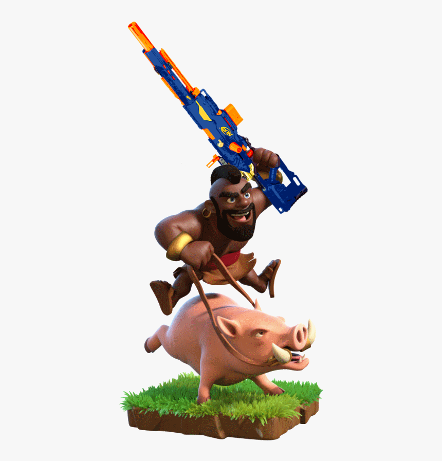 Hog Rider Clash Royale Fan Art, HD Png Download , Transparent Png Image ...