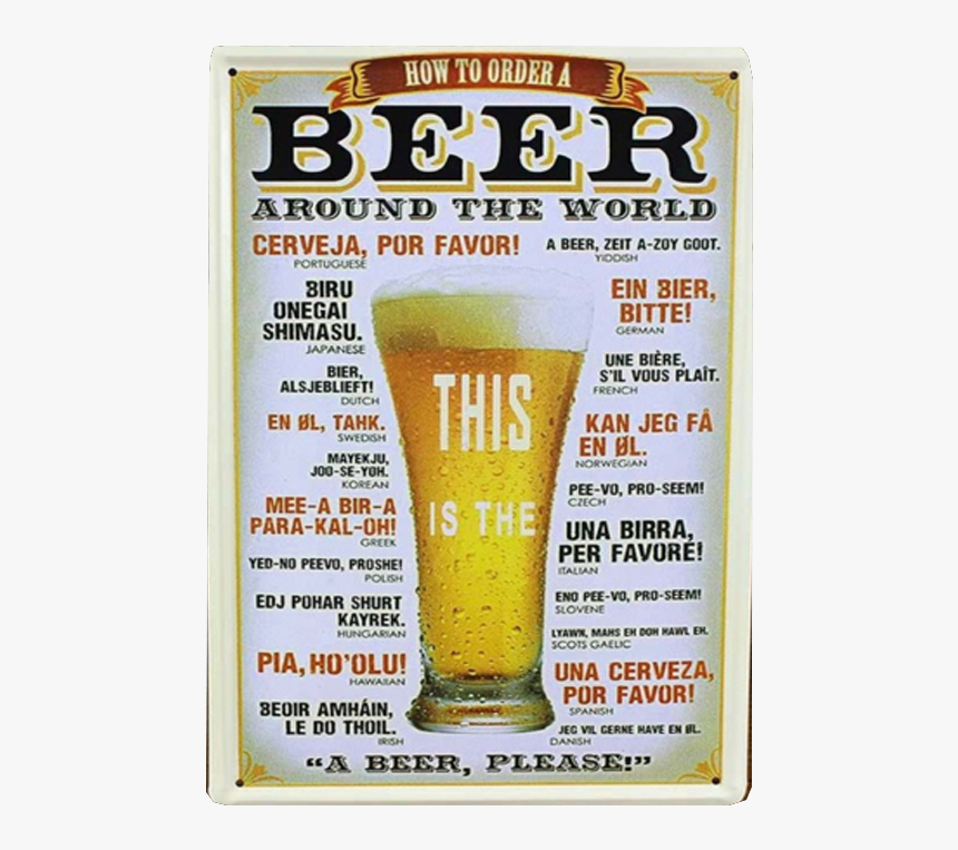 Order A Beer Around The World, HD Png Download , Transparent Png Image ...