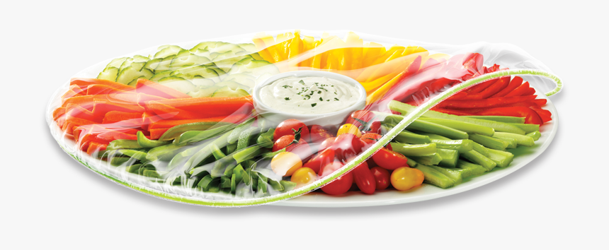 Veggieplatter - Plastic Wrap Food Png, Transparent Png , Transparent ...