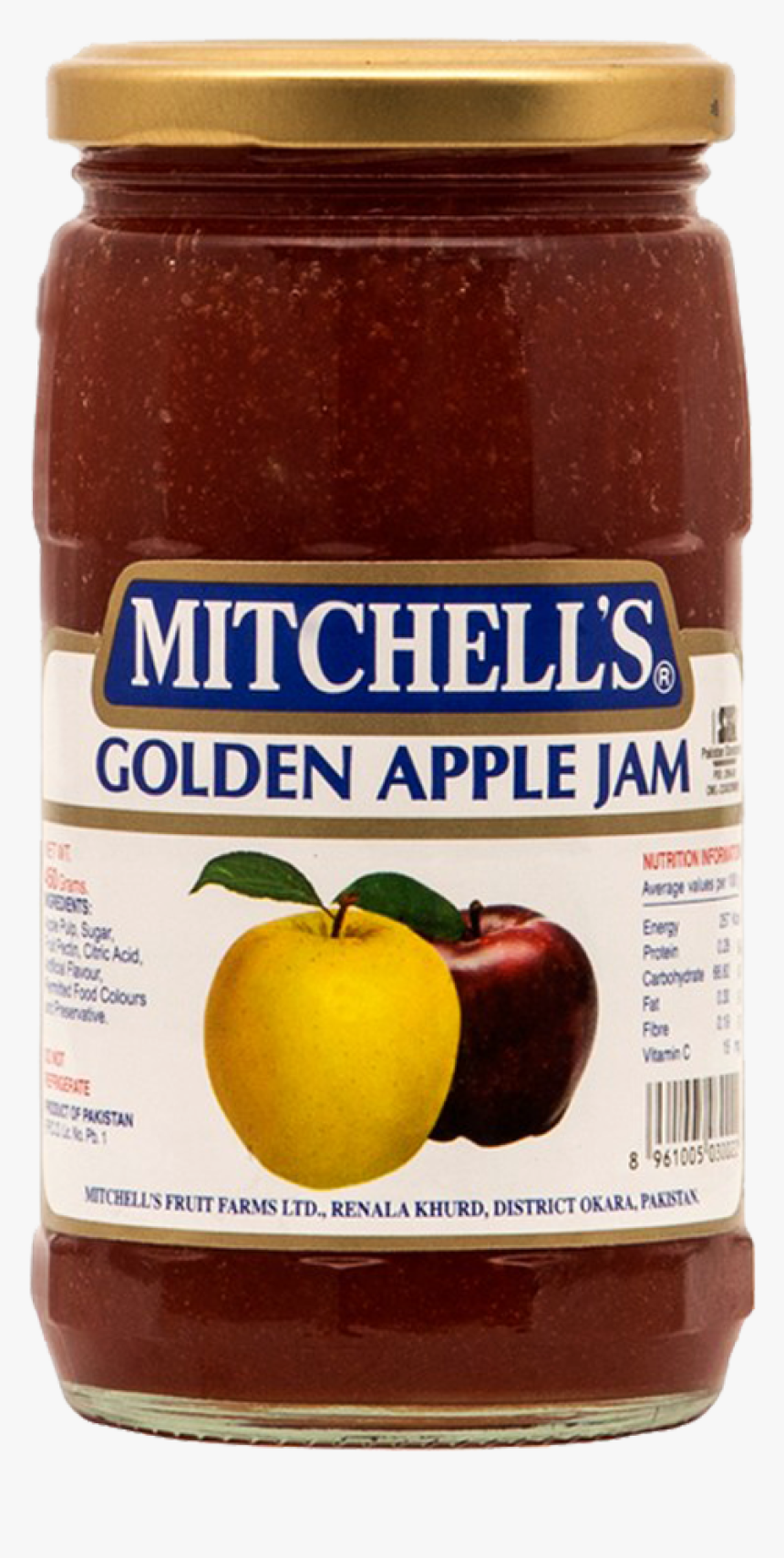Mitchells Jam Golden Apple 450 Gm - Mitchell's Fruit Farms Limited, HD ...