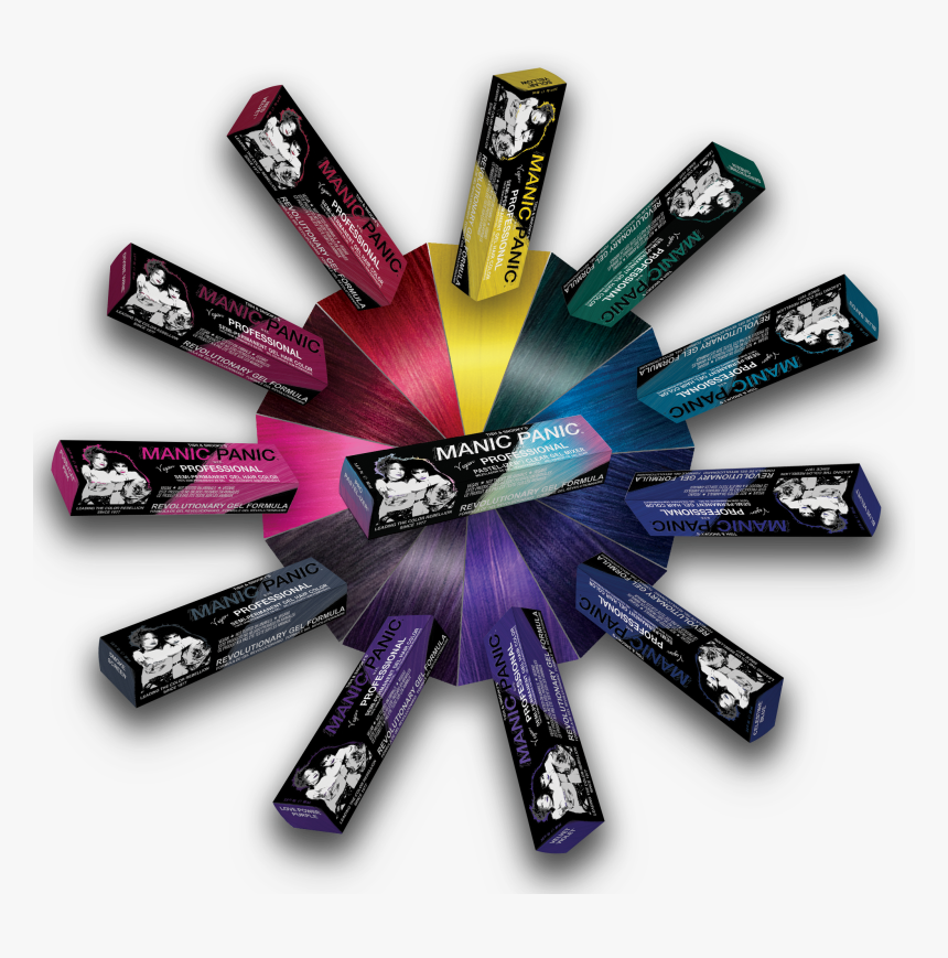 Ruedacolorpeque%c3%b1a - Manic Panic Professional Color, HD Png ...