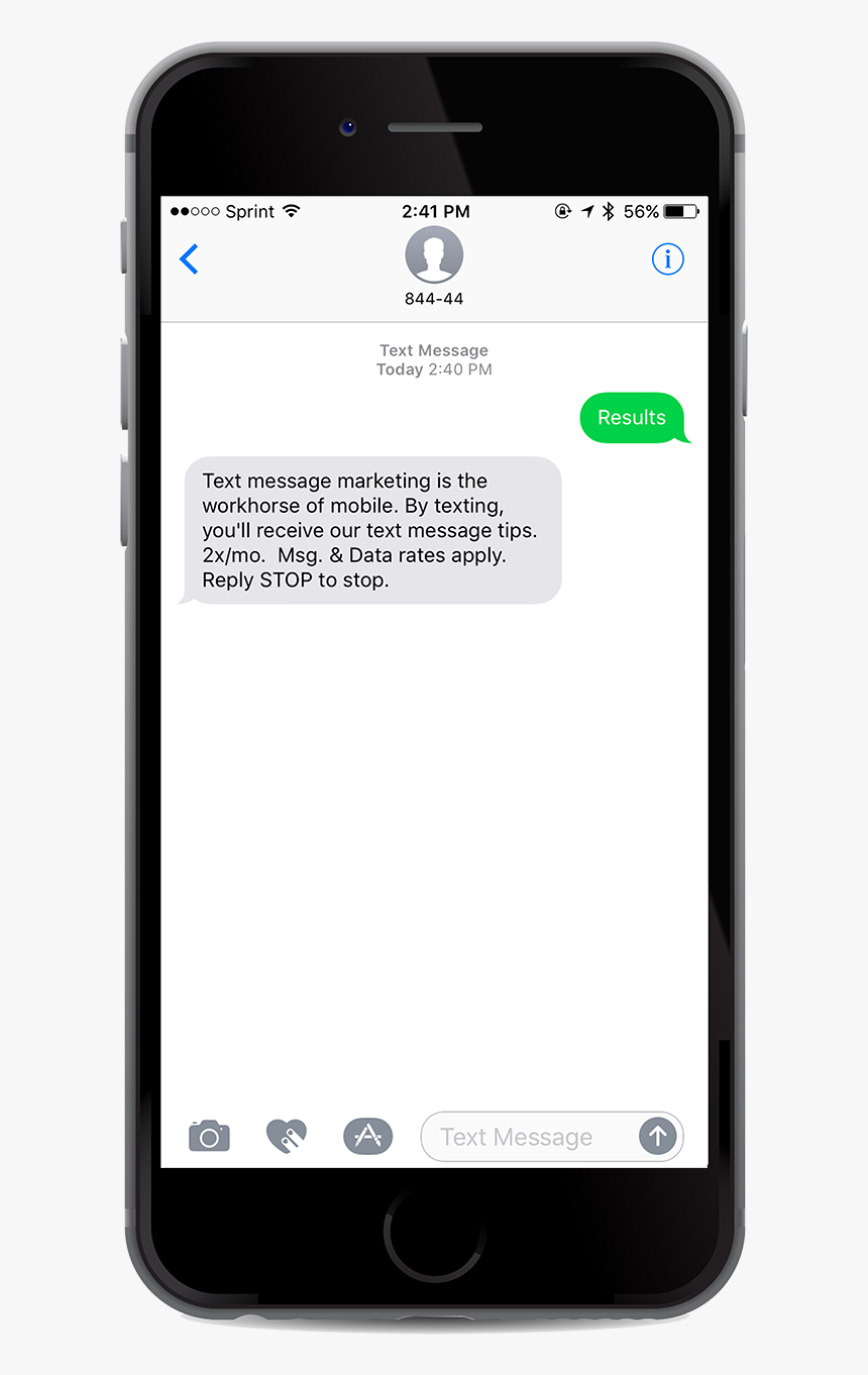 Text Message Marketing Example With Terms And Conditions - Mobile Text ...