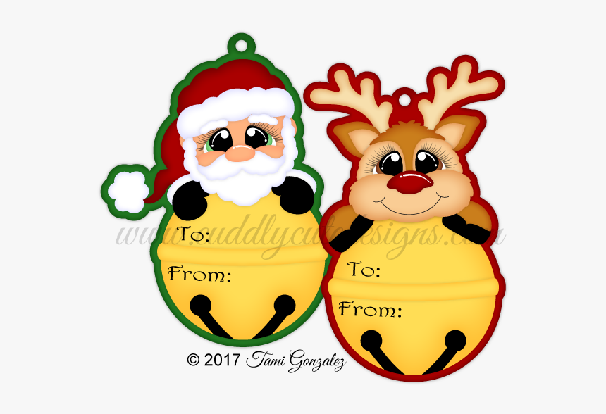 Bell Christmas Tags Clipart, HD Png Download , Transparent Png Image ...