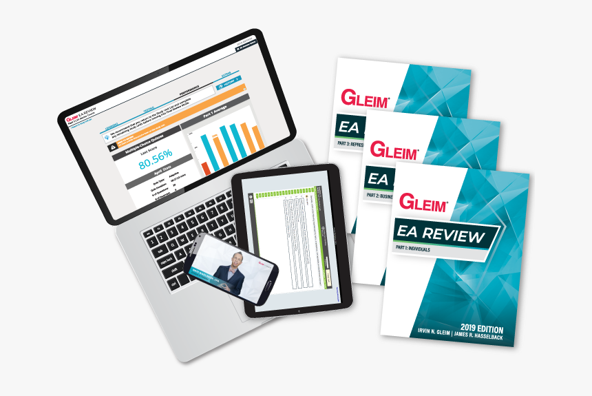 2019 Ea Review System - Gleim Ea Books, HD Png Download , Transparent ...
