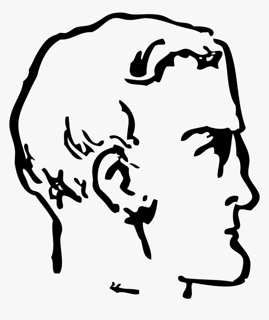 Chin Black And White Clipart, HD Png Download , Transparent Png Image ...