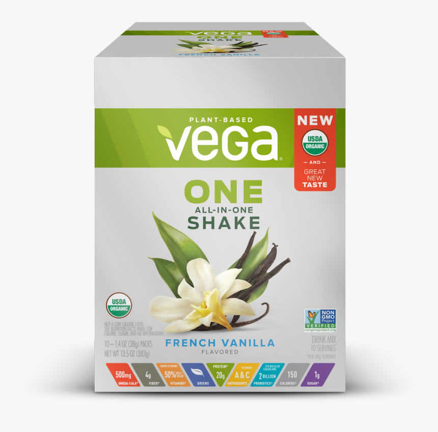 Vega One Organic All In One Shake, French Vanilla - Vega One, HD Png ...