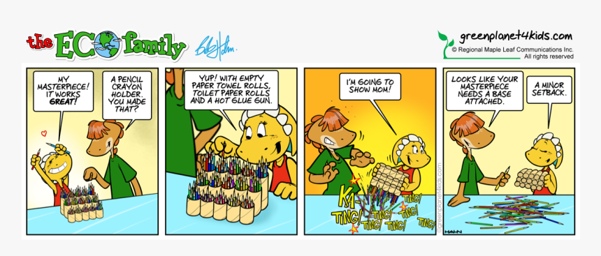 Comic Strip On Reduce Reuse And Recycle, HD Png Download , Transparent ...