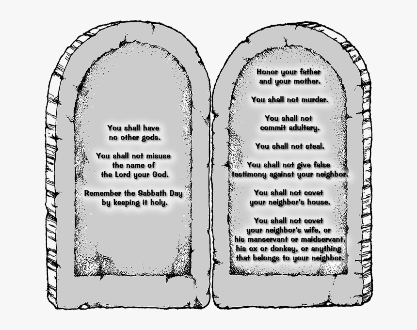 10 Commandments Transparent Png, Png Download , Transparent Png Image ...