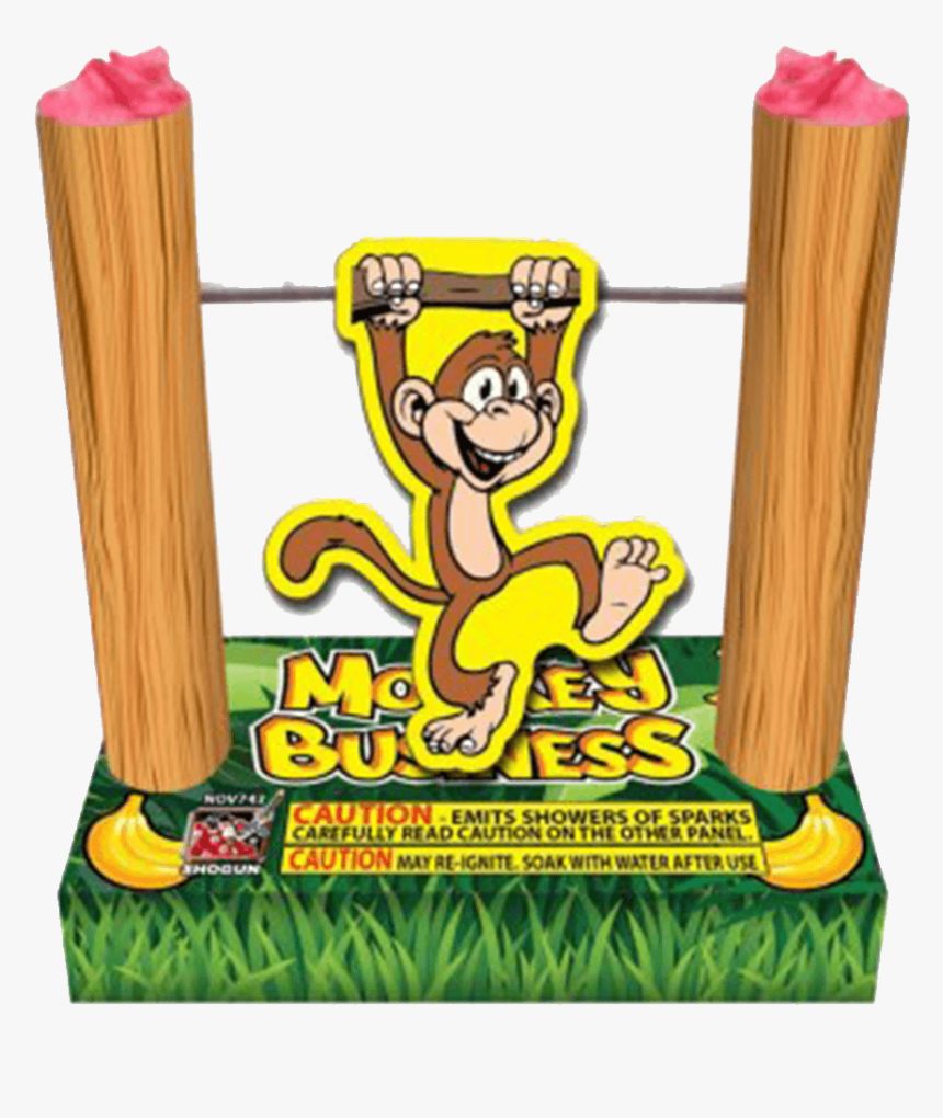 Transparent Funny Monkey Png - Monkey Business Firework, Png Download ...