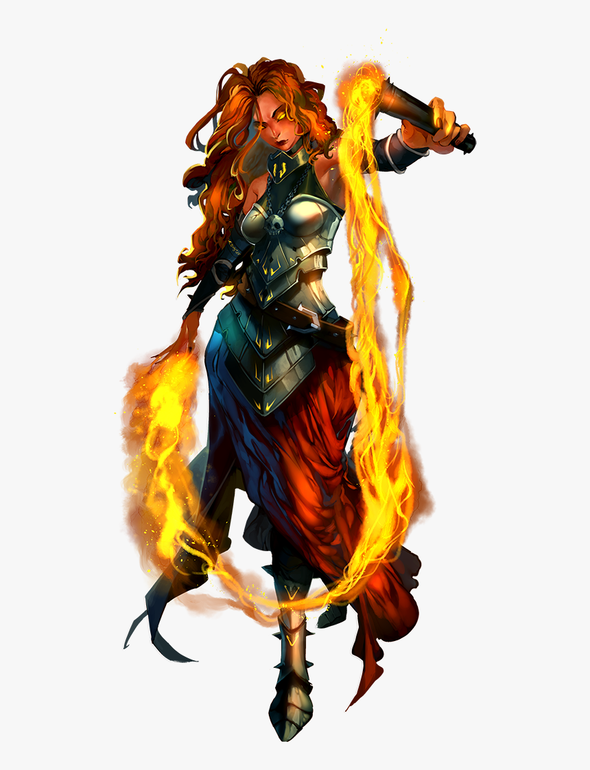 Mage Wars Warlock - Iskra Brimstone, HD Png Download , Transparent Png ...