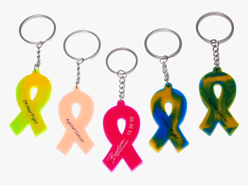 Keychain Keychains Key Chain Ring Chains Rings Ribbon - Keychain, HD ...