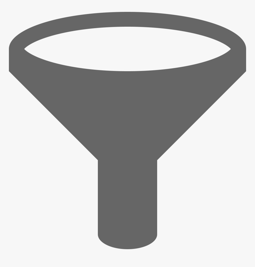 Funnel Gray Icon Transparent, HD Png Download , Transparent Png Image ...