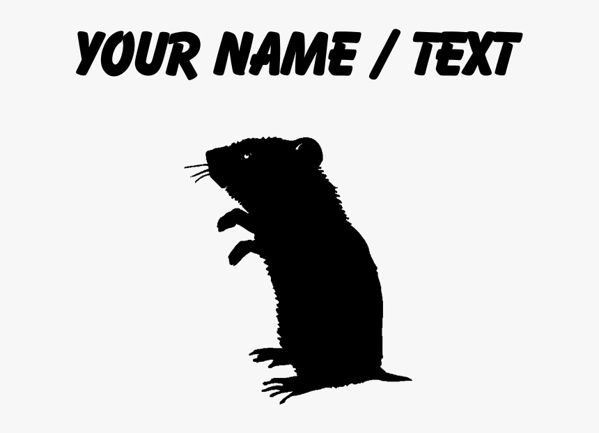 Reindeer Laying Down Silhouette , Png Download - Rat, Transparent Png ...