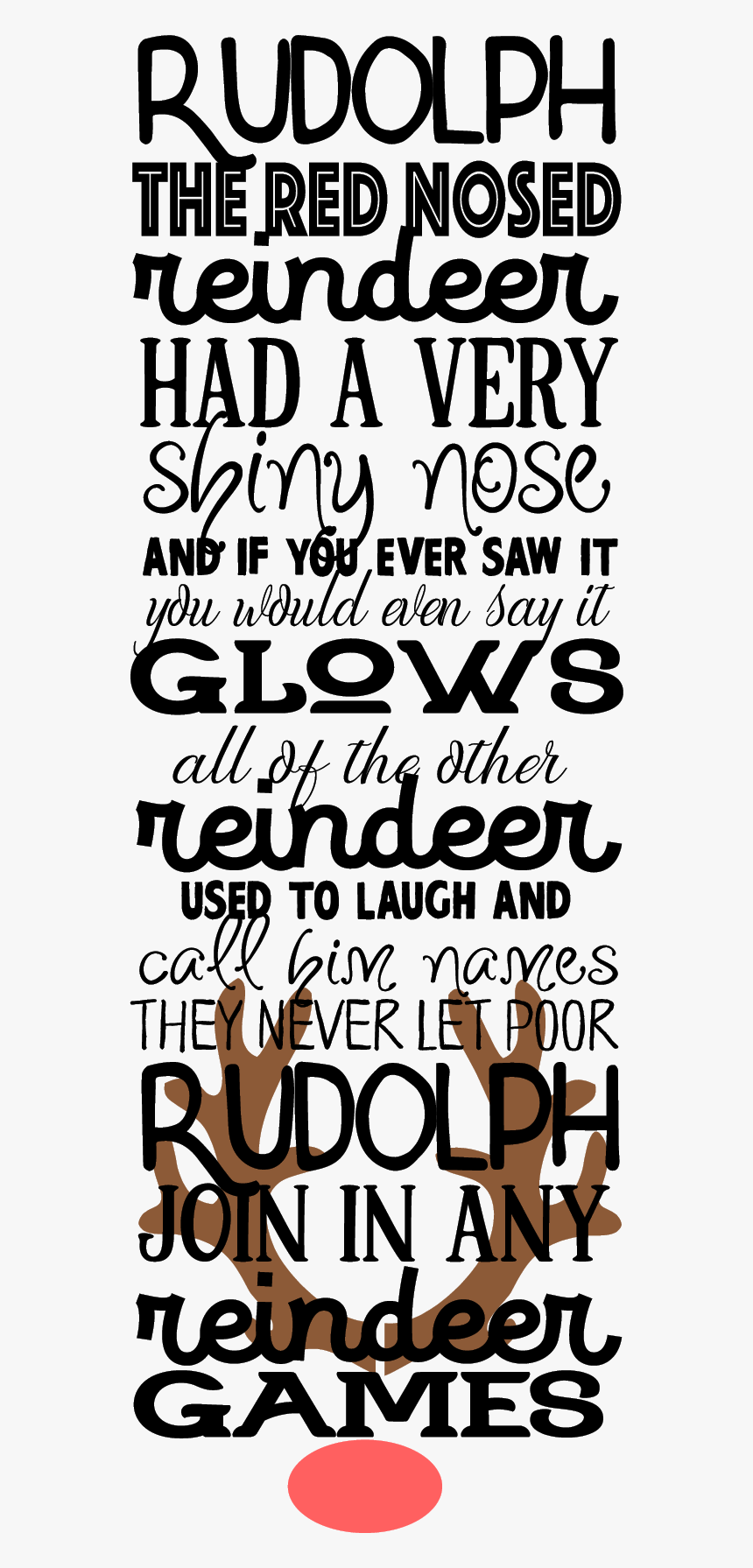 Rudolphdarkfinal - Poster, HD Png Download , Transparent Png Image ...