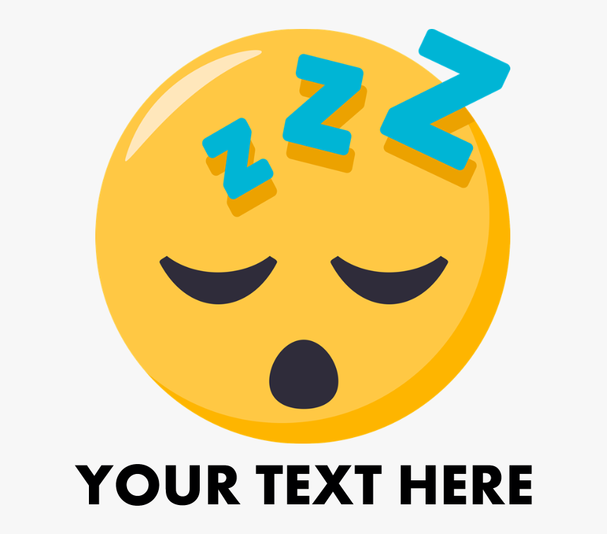 Sleepy Face Emoji Person Rectangular Canvas Pillow - Smiley, HD Png ...
