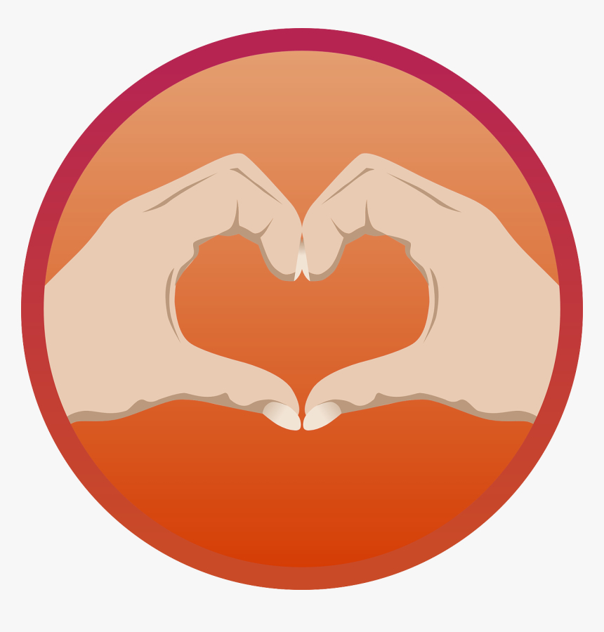 Hand Heart Emoji, HD Png Download , Transparent Png Image - PNGitem