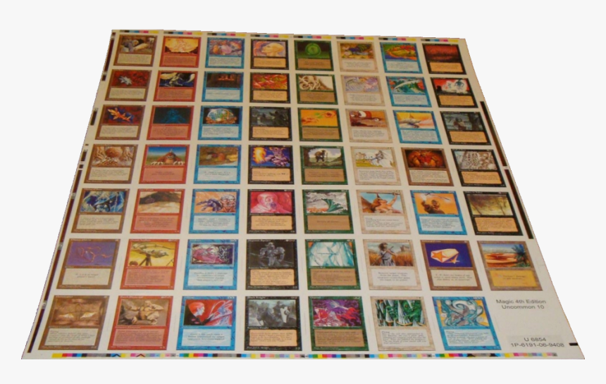 Magic Fourth Edition Print Sheet, HD Png Download , Transparent Png ...