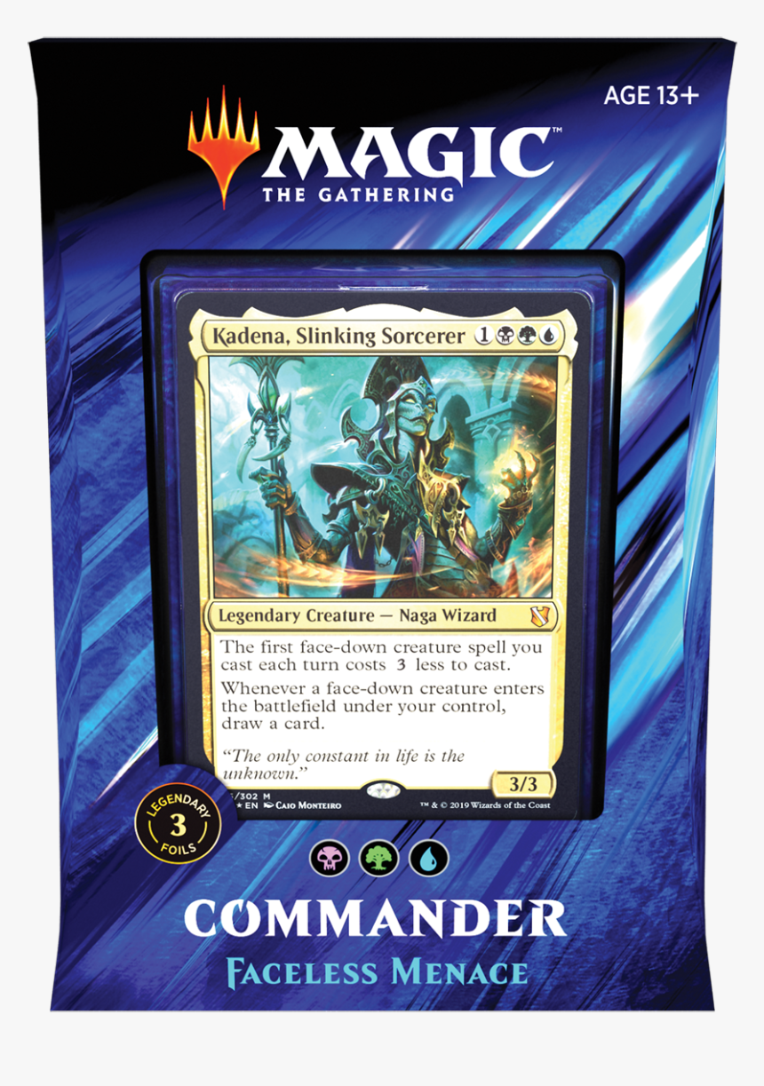 Faceless Menace Deck - Magic The Gathering Commander 2019, HD Png ...