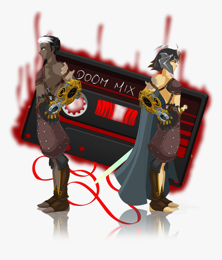 Transparent Doom Png - Dragonfable Corrupted Doom Cassette, Png ...