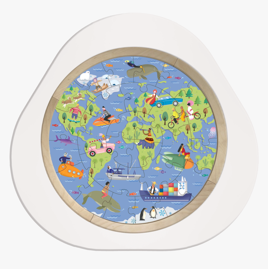 Mutable Around The World Puzzle - Circle, HD Png Download , Transparent ...