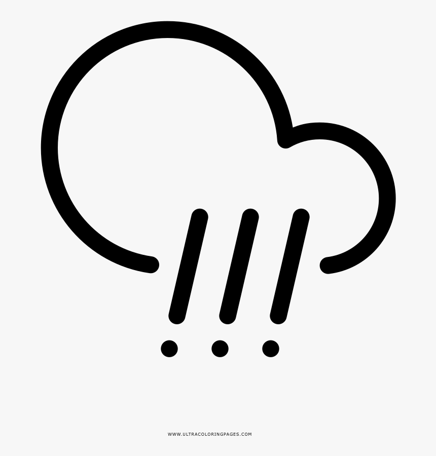 Hail Coloring Page - Line Art, HD Png Download , Transparent Png Image ...