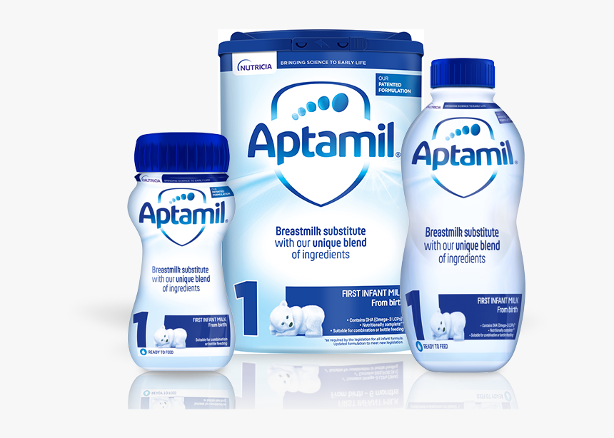Aptamil First Infant Milk - Aptamil 0 6 Months, HD Png Download ...