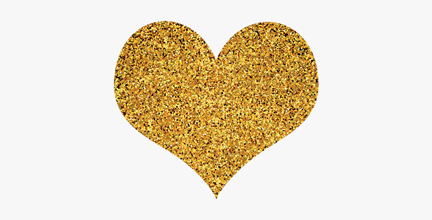 Thumbnail Icon Png - Glitter Heart Gold Png, Transparent Png ...