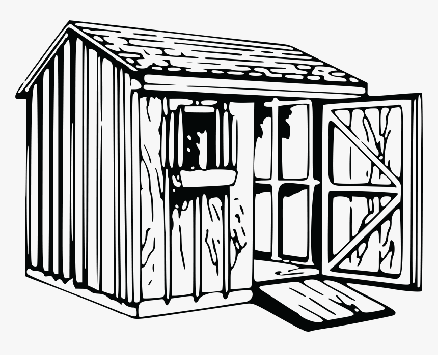 Shack Clipart Outline