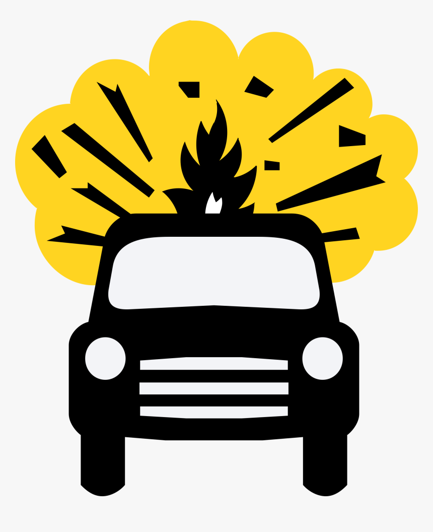Clipart Car Explosion - Road Signs Uk, HD Png Download , Transparent ...