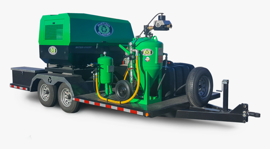 Dustless Blasting - Trailer Truck, HD Png Download , Transparent Png ...