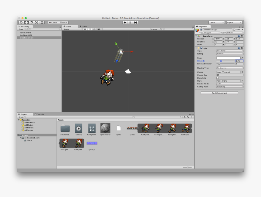 Lighting Effect Png -adding A Light - Unity, Transparent Png ...