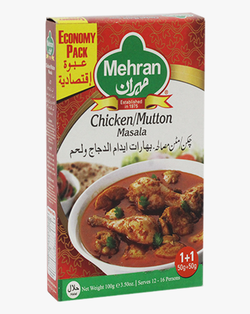 Mehran Chicken Mutton Masala 50 Gm, HD Png Download , Transparent Png ...
