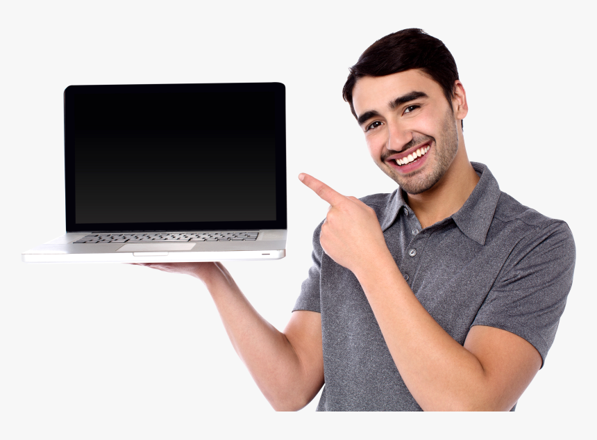 Men With Computer Png, Transparent Png , Transparent Png Image - PNGitem