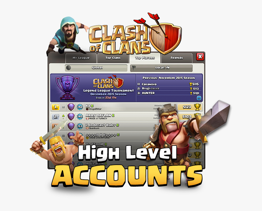 Buy Coc Account - Pc Game, HD Png Download , Transparent Png Image ...