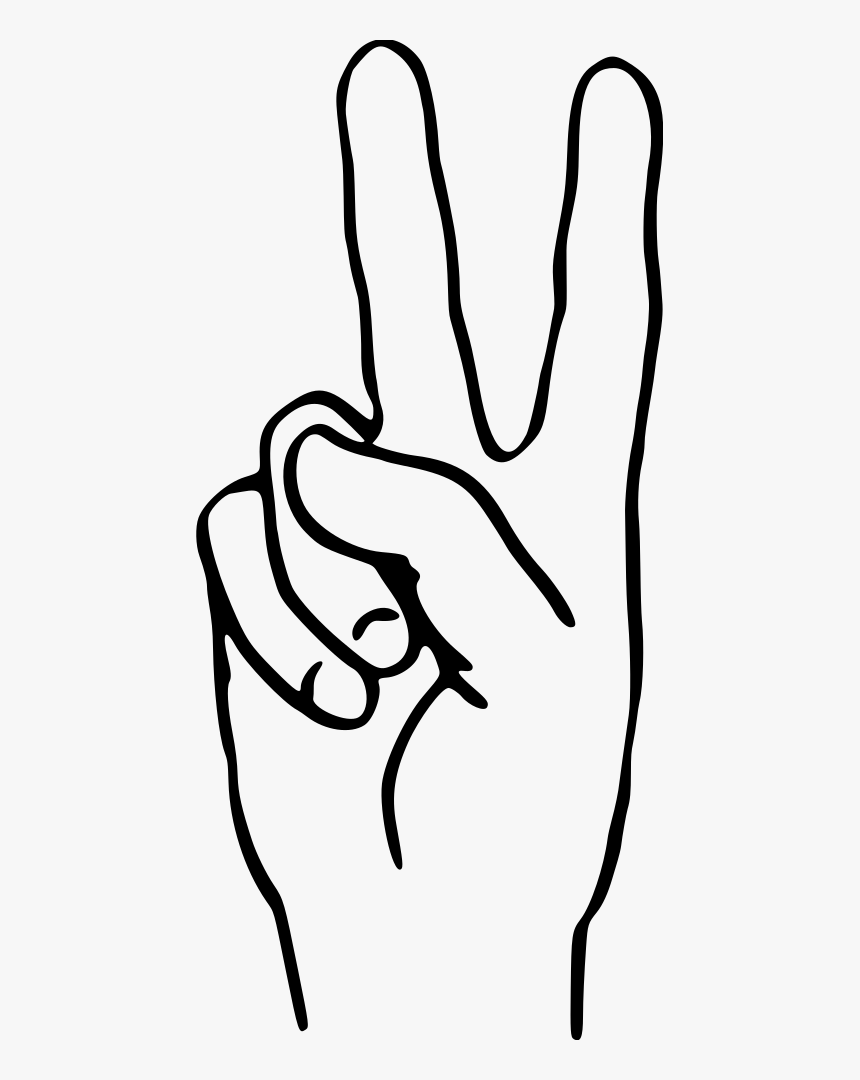 V For Victory - Free Clip Art Victory Sign, HD Png Download ...