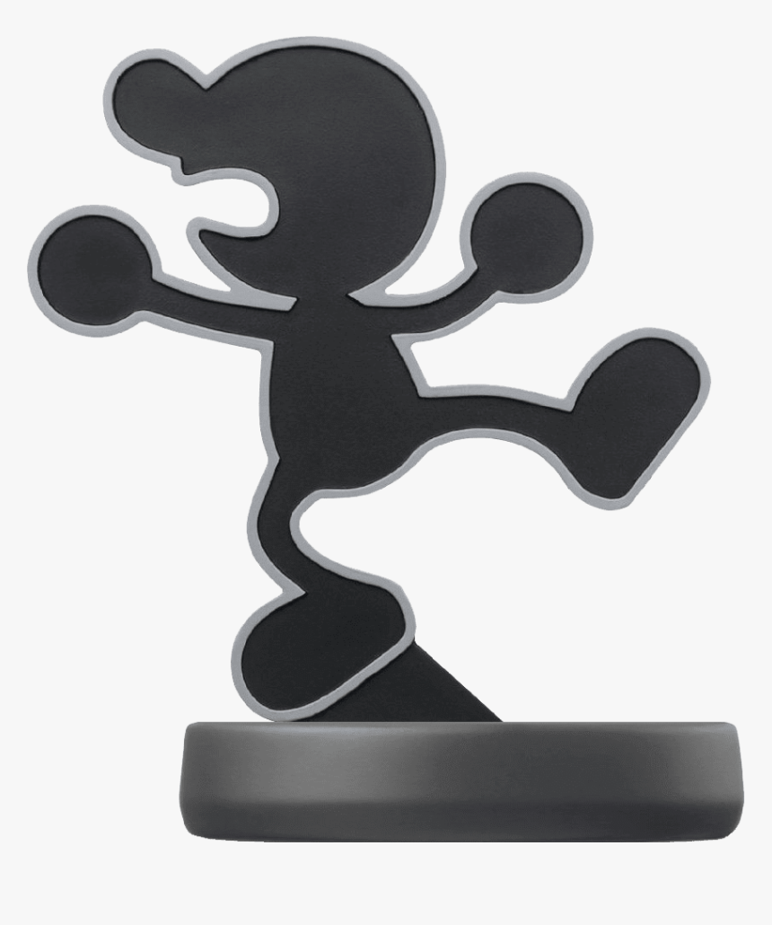 Game & Watch - Mr Game And Watch Amiibo Png, Transparent Png ...