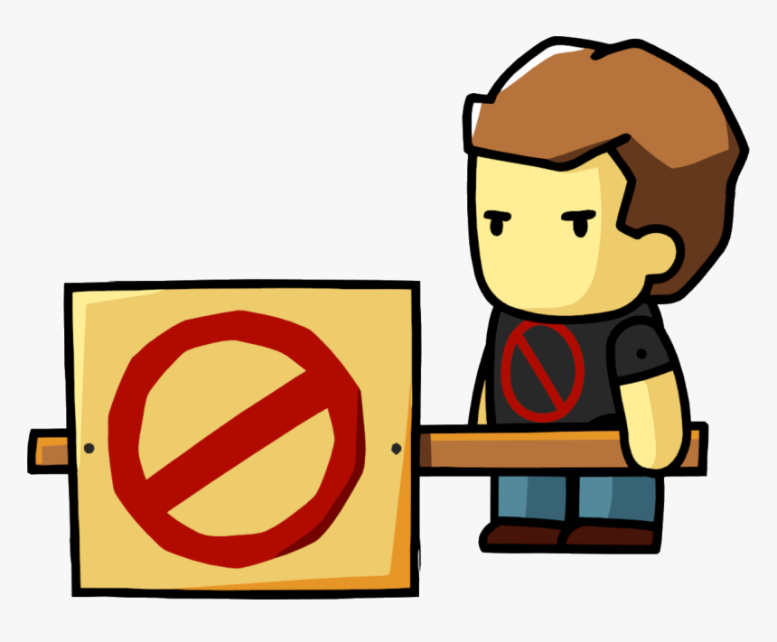 Protest Sign - Protester Png, Transparent Png , Transparent Png Image ...
