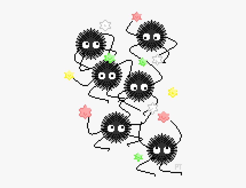 Soot Sprites * - Soot Sprite Pixel Art, HD Png Download , Transparent ...